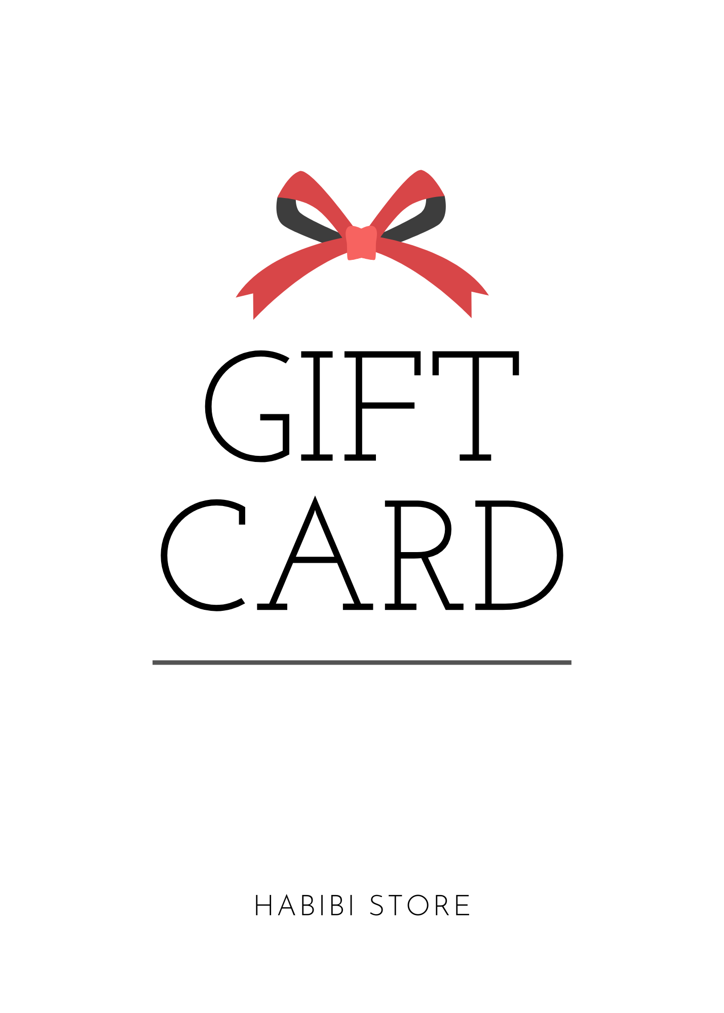 Gift Card – HABIBI STORE